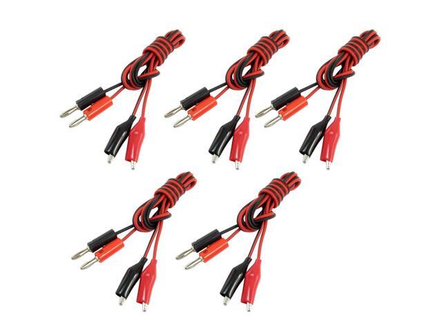 Click here for Unique Bargains 5pcs 1M Double Banana Male Plug to... prices