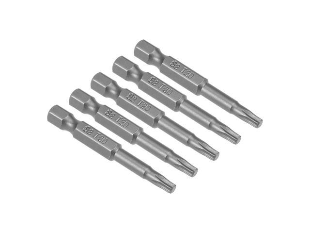 Click here for 5pcs 50mm Long 1/4 Hex Shank T20 Torx Head Screwdr... prices