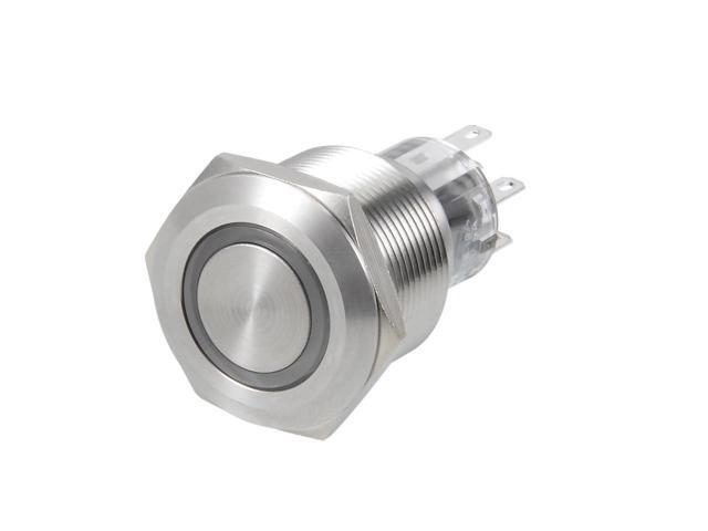 Click here for Momentary Metal Push Button Switch 22mm Mounting D... prices