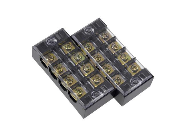 Click here for 2 Pcs Dual Rows 4 Positions 600V 25A Wire Barrier... prices