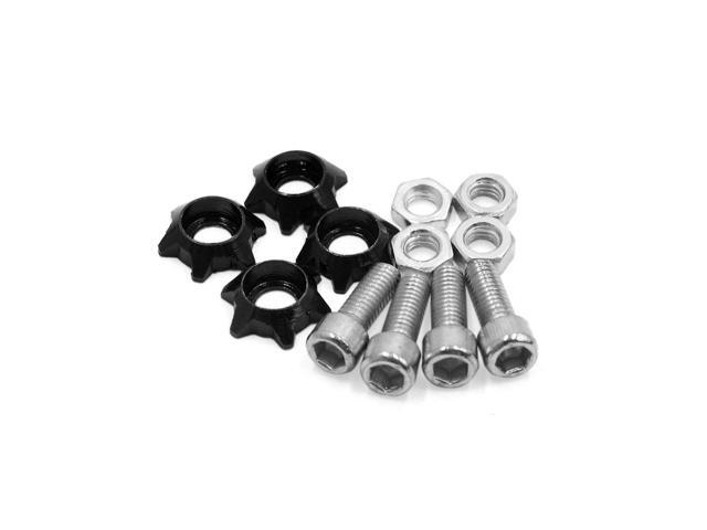 Click here for 4Pcs Black Metal 6mm Thread Motorcycle Hexagon Lic... prices