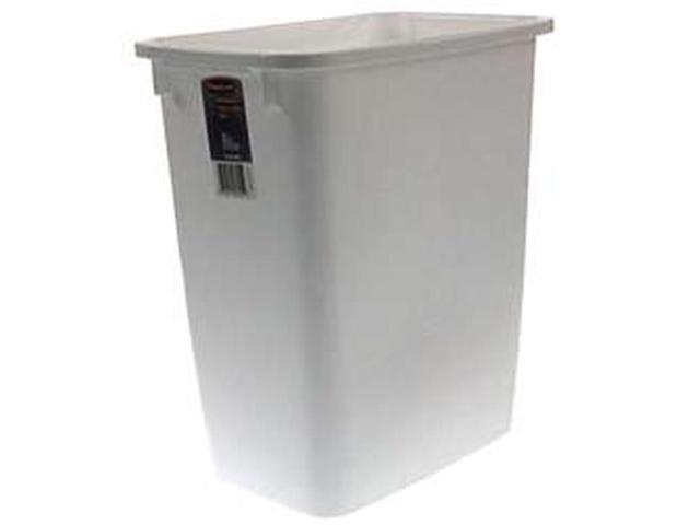 Click here for Rubbermaid 21 Qt White Wastebasket FG280500WHT prices