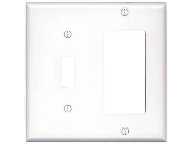 Click here for Leviton 80405-W White Two Gang Combination Toggle... prices