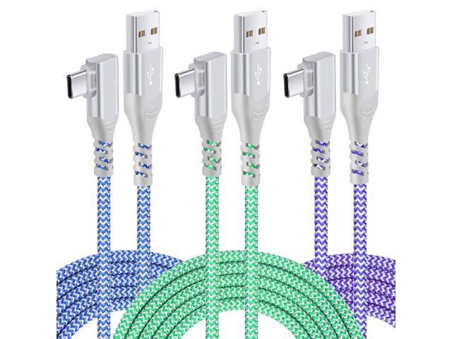 Click here for Pofesun USB C Cable 90 Degree Right Angle 3-Pack 1... prices