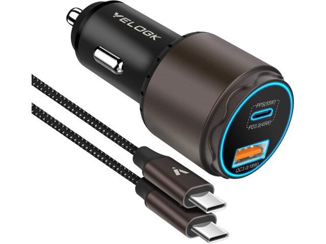 Click here for VELOGK Super Fast Type C Car Charger [73W Turbo]... prices