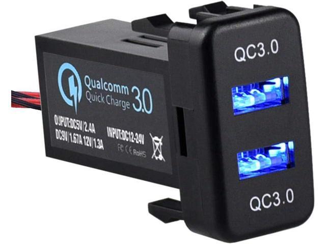 Click here for Cllena Quick Charge 3.0 Dual USB Port Charger Sock... prices