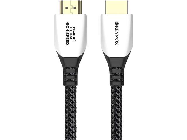 Click here for Keymox 8K HDMI Cable 3ft Nylon Braided with LED In... prices