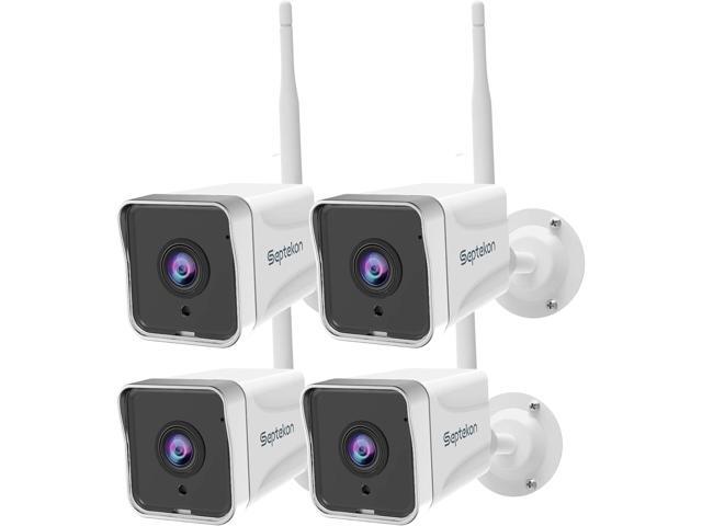 Click here for Septekon 4 Pack Outdoor Security Camera 2KWiFi Cam... prices