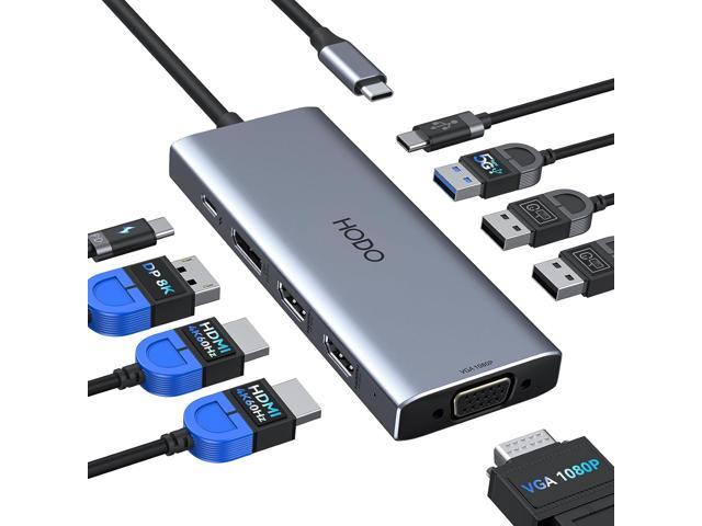 Click here for HODO USB C Docking Station Dual Monitor Adapter fo... prices