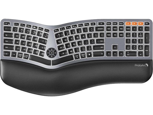 Click here for Backlit Bluetooth Ergonomic Keyboard  ProtoArc EK0... prices