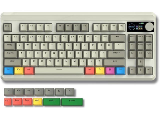 Click here for Womier Retro 75 Gaming Keyboard with OLED Display... prices