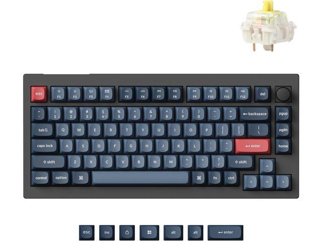 Click here for Keychron V1 Max 75 RGB Custom Mechanical Keyboard... prices