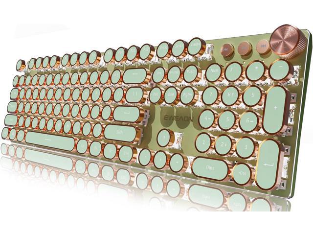 Click here for Typewriter Style Mechanical Gaming Keyboard 104 Ke... prices