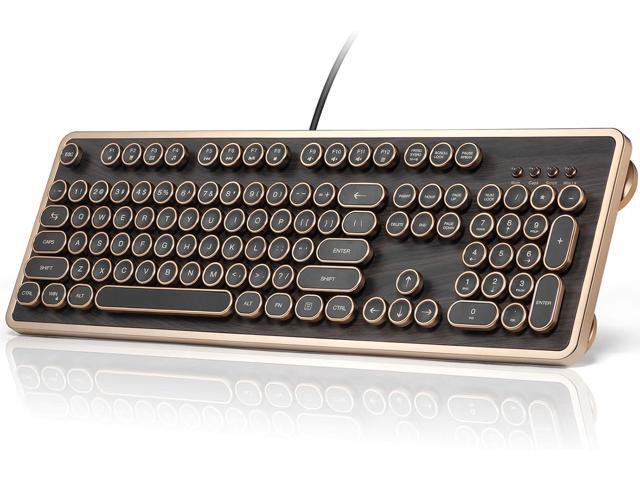 Click here for RK104 Retro Mechanical Keyboard  Wired Full-Size 1... prices