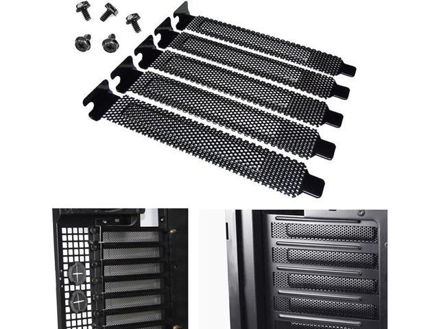 Click here for 5pcs Black PCI Slot Cover Dust Filter Blanking Pla... prices