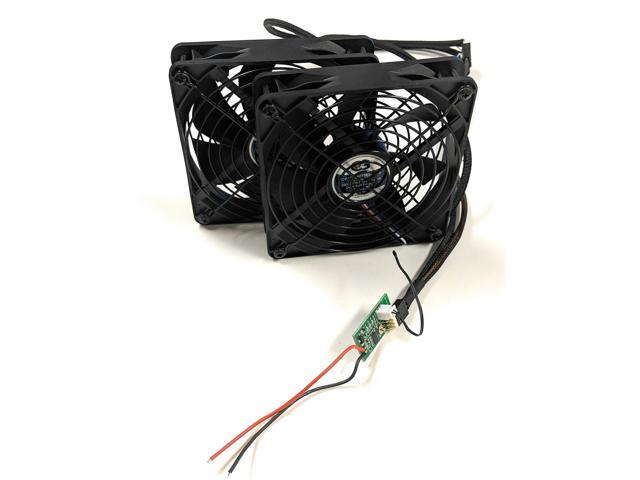 Click here for Coolerguys Dual 120x120x25mm PWM Fans with PWM The... prices