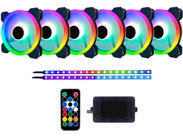 Click here for Apevia TL612L2S-RGB Twilight 120mm Silent Dual-Rin... prices