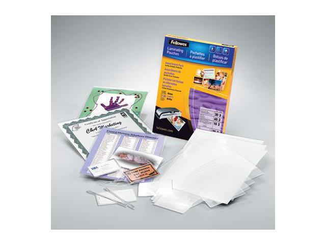 Click here for Fellowes Laminating Pouch Starter Kit  25 pack prices