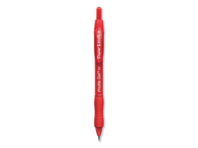 Click here for Paper Mate Retractable Gel Pen Medium 0.7 mm Red I... prices