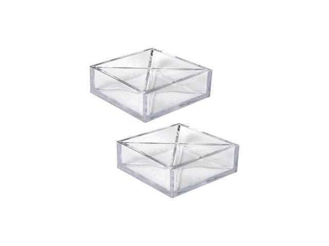 Click here for Azar 4-Compartment Plastic Compartment Storage Cle... prices