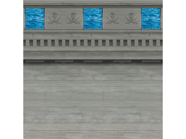 Click here for Beistle 4 x 30 Pirate Ship Backdrop 52015 prices