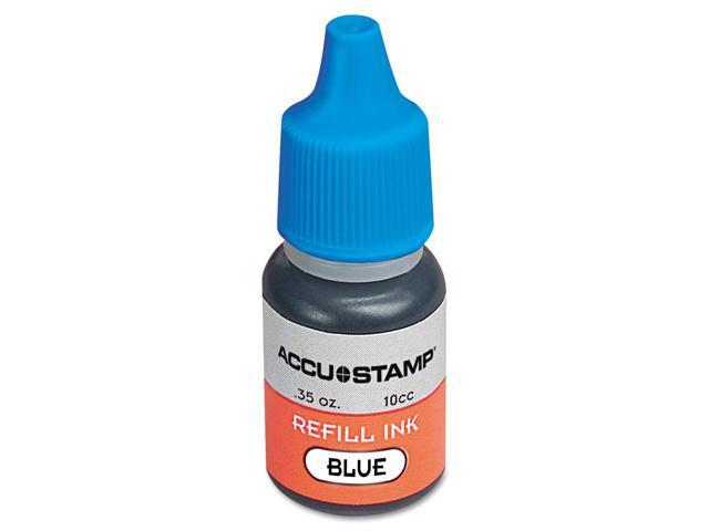 Click here for COSCO ACCU-STAMP Gel Ink Refill Blue 0.35 oz Bottl... prices