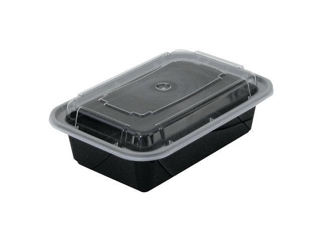 Click here for Pactiv Versatainers Black/clear 24oz 5 X 7 1/4 X 2... prices
