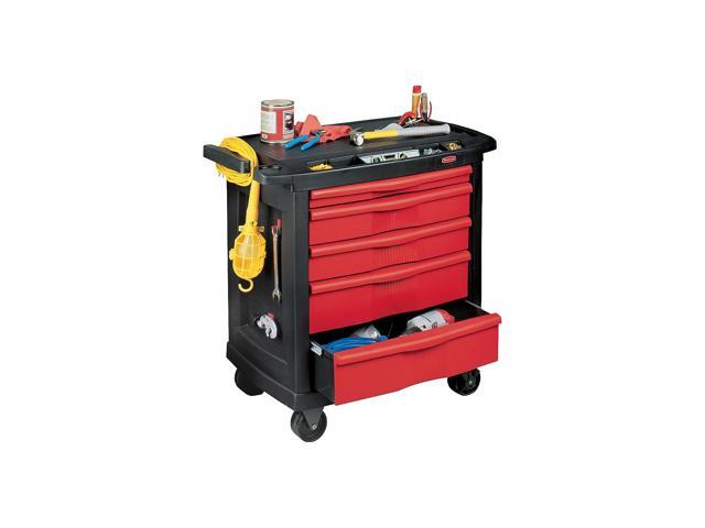 Click here for Rubbermaid 5-Drawer Mobile Workcenter FG773488BLA prices