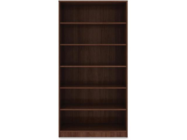 Click here for Lorell 6-Shelf Bookcase 36x12x72 Walnut 99792 prices