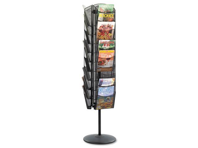 Click here for Safco Onyx Mesh Rotating Magazine Display 30 Compa... prices