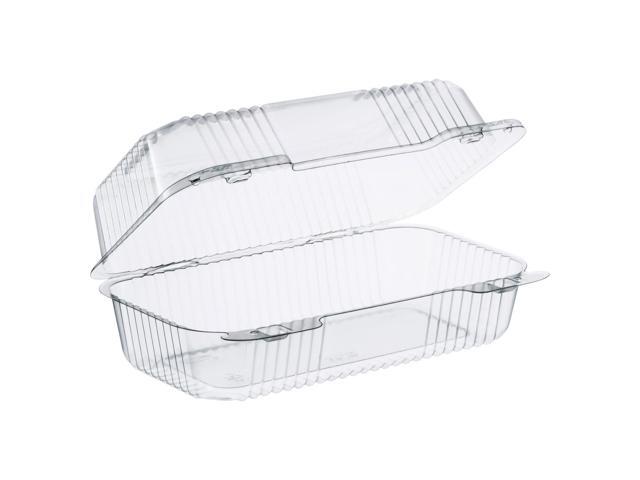 Click here for Dart StayLock Clear Hinged Lid Containers 5.4 x 9... prices
