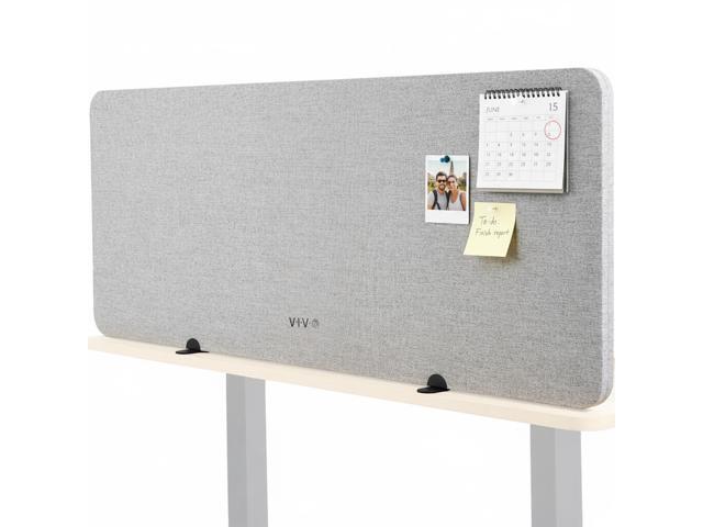 Click here for VIVO Gray Freestanding 59 x 24 inch Desktop Privac... prices