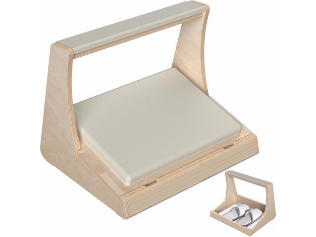 Click here for VIVO Birch Footrest with Storage and Tilting Platf... prices