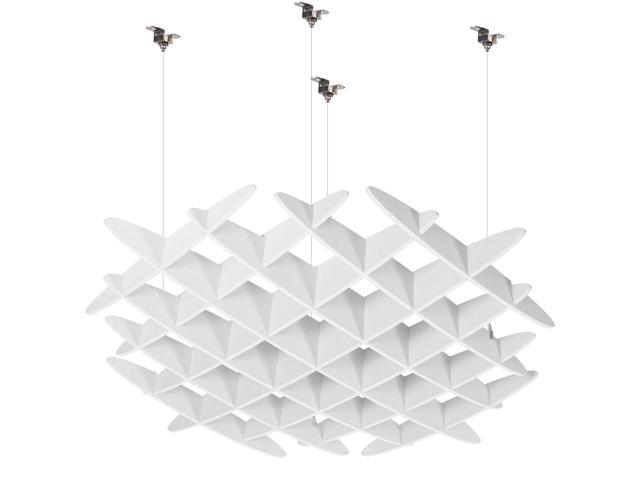 Click here for VIVO White Acoustic Ceiling Waffle Panel prices