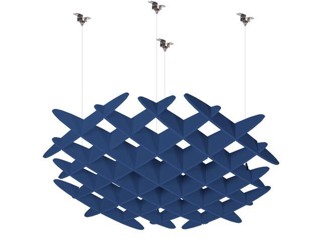 Click here for VIVO Navy Blue Acoustic Ceiling Waffle Panel prices