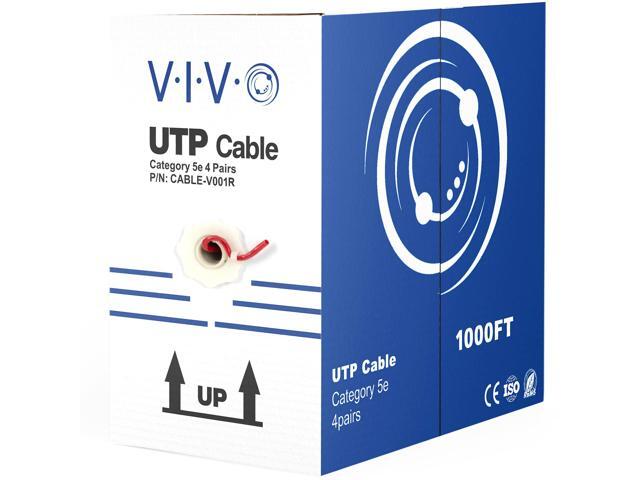 Click here for VIVO Red 1 000ft bulk Cat5e LAN Ethernet Cable Wir... prices