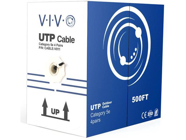 Click here for VIVO 500ft bulk Cat5e LAN Ethernet Cable UTP Cat-5... prices