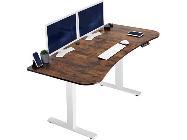 Click here for VIVO Electric 63 x 32 Standup Desk  Rustic Vintage... prices