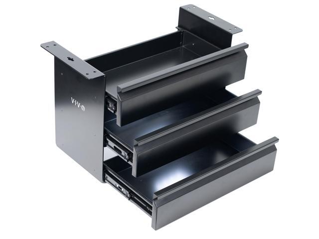 Click here for VIVO Black 3 Level 16 Pull Out Under Desk Storage... prices