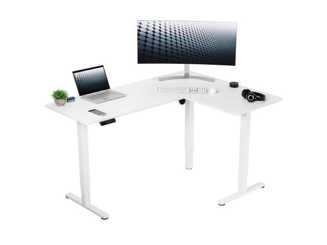 Click here for VIVO White Electric 63 x 47 Corner Standing Desk prices