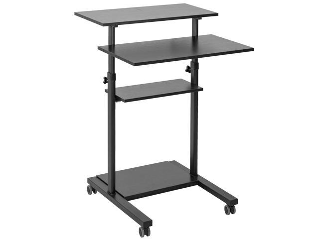 Click here for VIVO Black Mobile Height Adjustable Stand Up Desk... prices