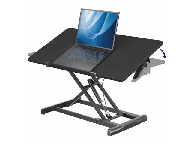 Click here for VIVO Black Tilting Height Adjustable 36 Desk Riser... prices