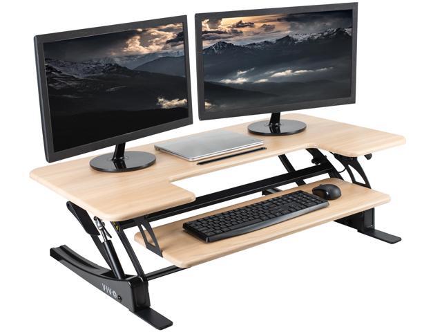 Click here for VIVO Light Wood Adjustable Extra Wide 42 Stand Up... prices