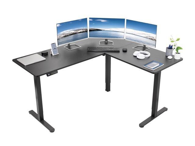 Click here for VIVO Black Electric 63 x 55 Corner Standing Desk... prices