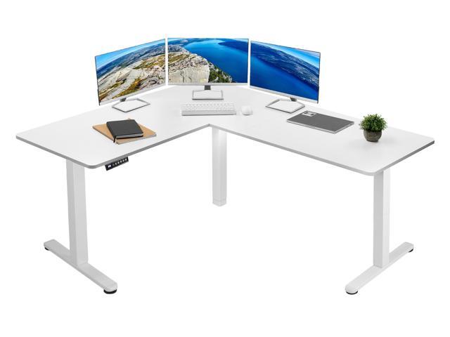 Click here for VIVO White Electric 63 x 55 Corner Stand Up Desk... prices