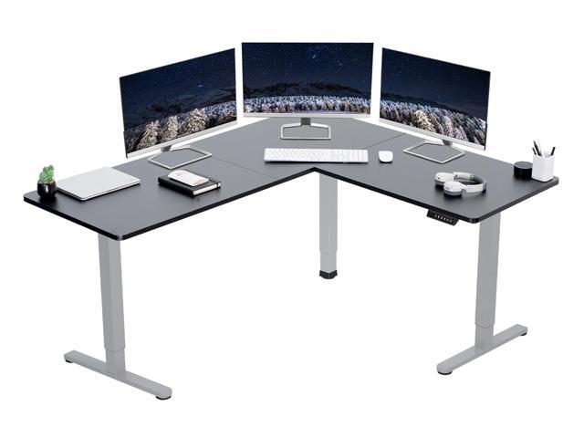 Click here for VIVO Black / Gray Electric 63 x 55 Corner Standing... prices