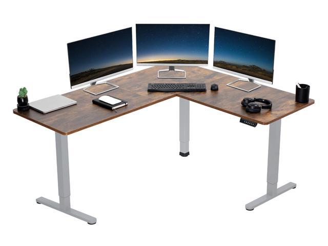 Click here for VIVO Vintage Brown / Gray Electric 63 x 55 Corner... prices