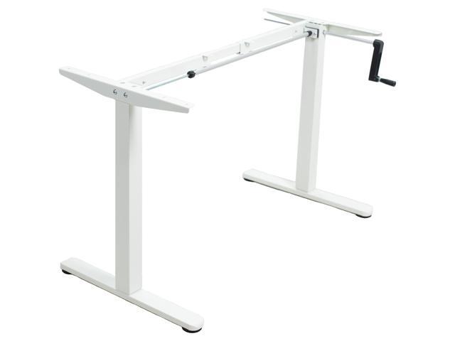 Click here for VIVO White Manual Height Adjustable Stand Up Desk... prices