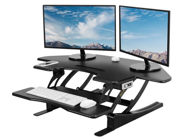 Click here for VIVO Black Corner Electric Height Adjustable Cubic... prices