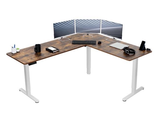 Click here for VIVO Vintage Brown / White Electric 75 x 63 Corner... prices